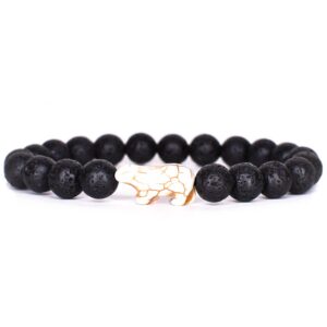 fahlo polar bear tracking bracelet, elastic, supports polar bears international, one size fits most for men and women