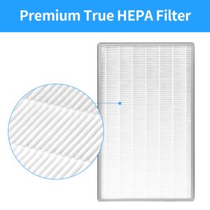 FCFMY 2 Pack Upgraded 3-in-1 Carbon HEPA HE601 Replacement Filter for Shark Air Cleaner Purifier 6 (HE601 & HE602) Part # HE6FKPET