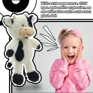 RELIGES 9" Cute Cow Stuffed Animals Soft Cuddly Cow Plush Stuffed Animal Birthday Gifts for Boys and Girls, Plush Animal Decorations (Cows - Sitting)