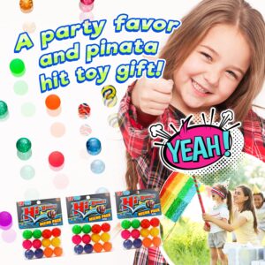 2CHILL Super Bouncy Balls Hi Bounce (6 Packs of 12 Balls) Small Toys Party Favors. Racketball Kids Prize Premium Giveaways Gift Toy. Mini Colorful Rubber Balls. Bulk Party Favors. 967-6s