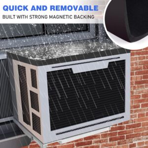 Gydandir Air Conditioner Drip Cushion Magnetic Removable Foam AC Rain Cover for Window AC Units