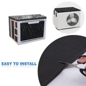 Gydandir Air Conditioner Drip Cushion Magnetic Removable Foam AC Rain Cover for Window AC Units