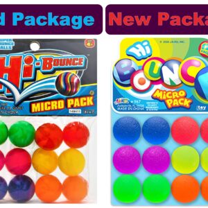 2CHILL Super Bouncy Balls Hi Bounce (6 Packs of 12 Balls) Small Toys Party Favors. Racketball Kids Prize Premium Giveaways Gift Toy. Mini Colorful Rubber Balls. Bulk Party Favors. 967-6s