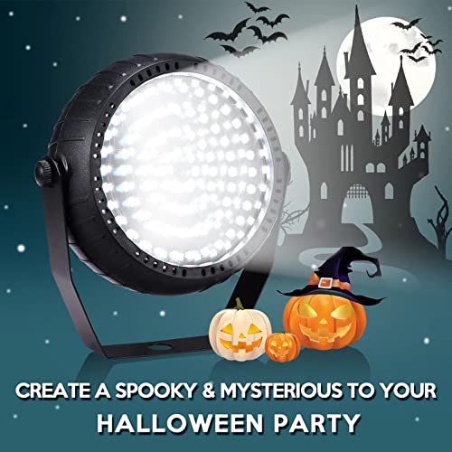 White Strobe Lights Halloween, Telbum 78 LEDs Mini Strobe Light for Room, Sound Activated DJ Strobe Light with Remote Control, Best for Stage Party Dance Wedding - 2 Packs