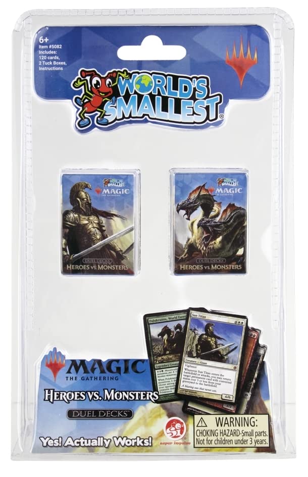 World's Smallest Magic The Gathering Duel Decks Heroes Vs Monsters