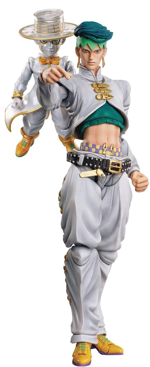 Medicos Super Statue Movable JoJo's Bizarre Adventure Part 4" "Kishibe & Heavens Door Approx. 5.9 inches (150 mm), PVC & ABS & Nylon Painted Action Figure (ME21754)