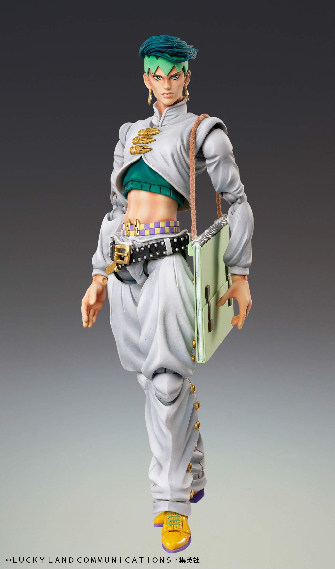 Medicos Super Statue Movable JoJo's Bizarre Adventure Part 4" "Kishibe & Heavens Door Approx. 5.9 inches (150 mm), PVC & ABS & Nylon Painted Action Figure (ME21754)