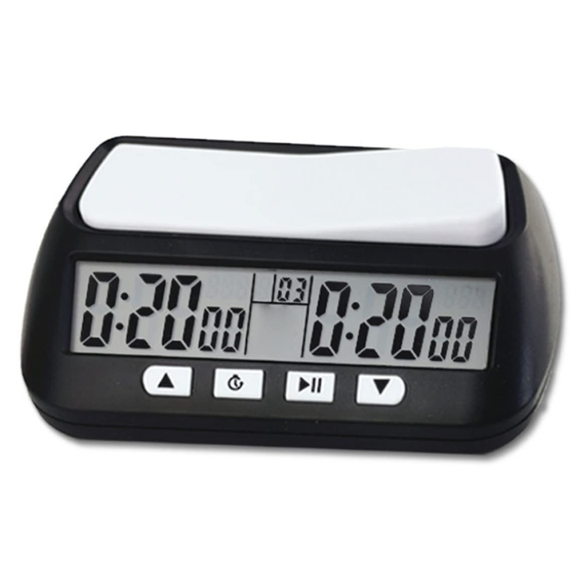 Domccy Chess Clock Timer Digital Chess Clock Timer Count Up/Down Bonus Delay Portable English Version Digital Clock for Chess Game