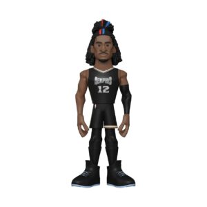 Funko Gold Vinyl: NBA - Ja Morant, Memphis Grizzlies, 12 Inch Premium Vinyl Figure with Chase (Styles May Vary)