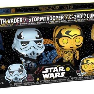 Funko POP! Star Wars Retro Series Darth Vader/Stormtrooper/C-3PO / Luke Skywalker 4 Pack