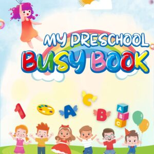 Busy Book for Toddlers, Montessori Toys for Toddlers, Preschool Educational Activities, 32 Theme Busy Book, Autism Sensory Educational Toys, Early Learning Toys, for Boys and Girls