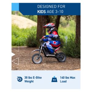 Hiboy DK1 36V Electric Dirt Bike,300W Electric Motorcycle - Up to 15.5MPH & 13.7 Miles Long-Range,3-Speed Modes Motorcycle for Kids Ages 3-10