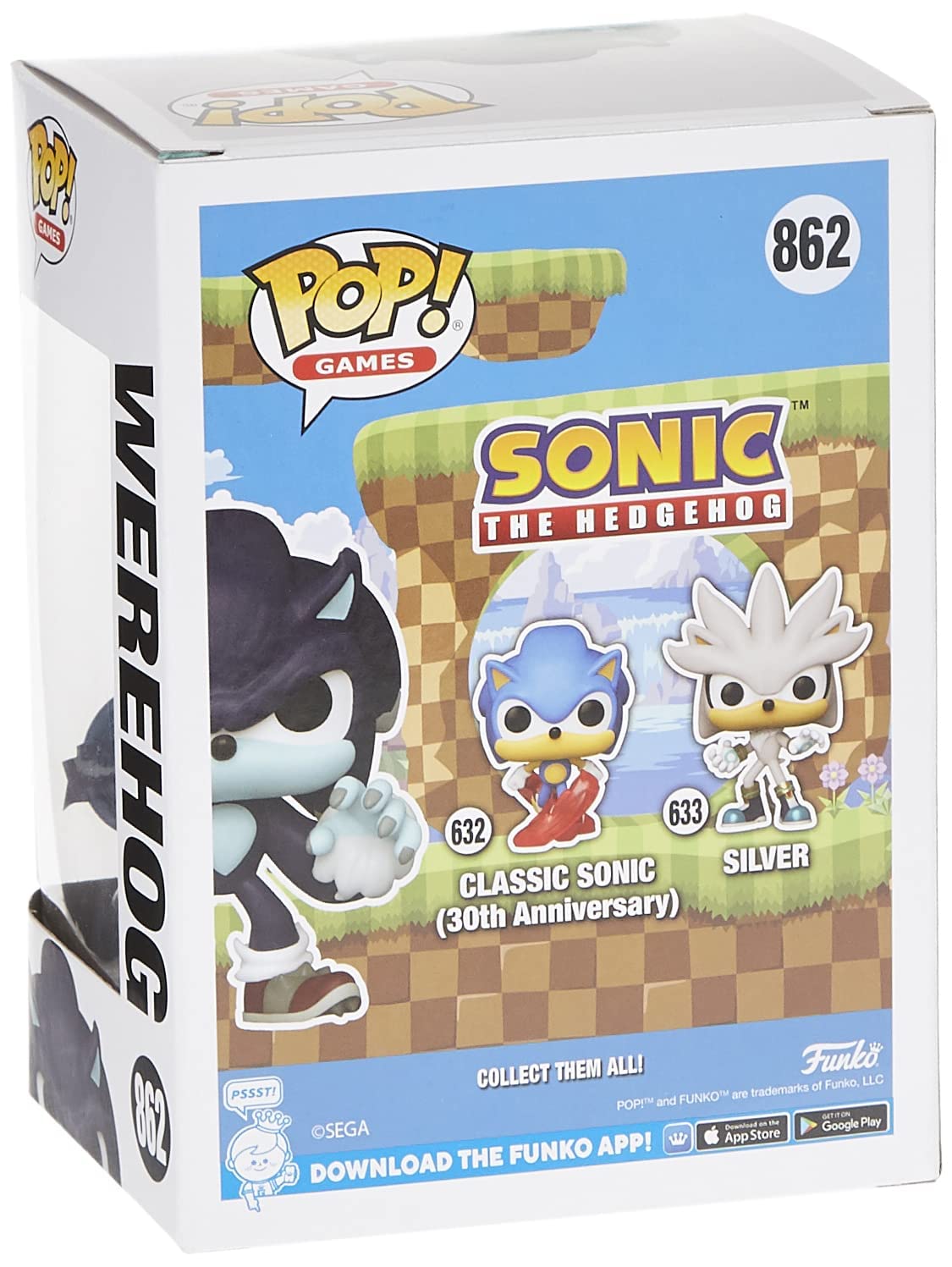 Funko Pop! Games Sonic The Hedgehog Werehog Exclusive