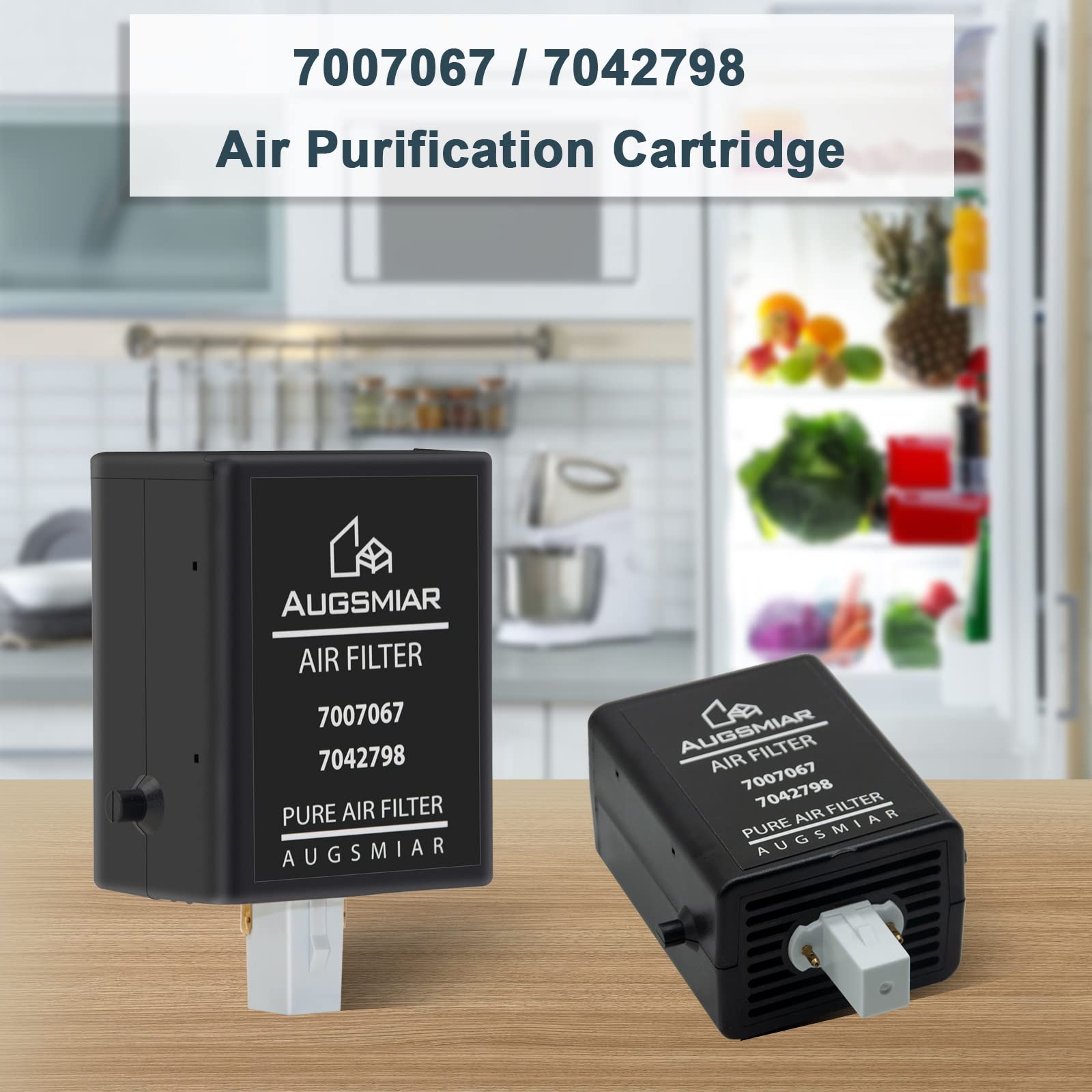 7042798, 7007067 Air Purification Cartridge Replacement Compatible with Sub-Zero Refrigerator Replace for 7042798, 7007067 Air Filter