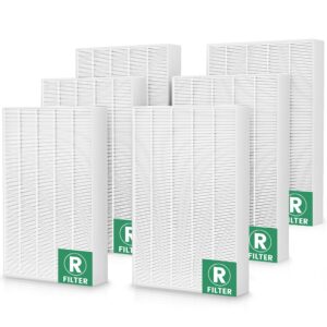 6 pack hpa300 hepa filter replacement compatible with honeywell hpa300, hpa200, hpa100, hpa090 series and hpa5300 air purifier, h13 true hepa replacement,filter r (hrf-r3 & hrf-r2 & hrf-r1)