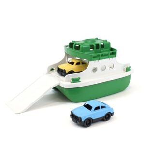 Ferry Boat Green/White w/Cars