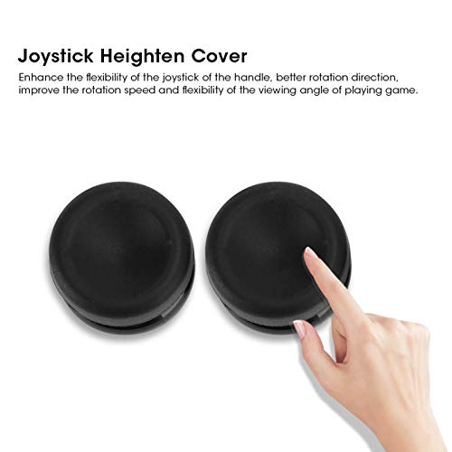 Joystick Heighten Cover, Silicone Convenient 5Set Replacement Accessory Safe and Reliable Joystick Cover for Game Machine Gamepad