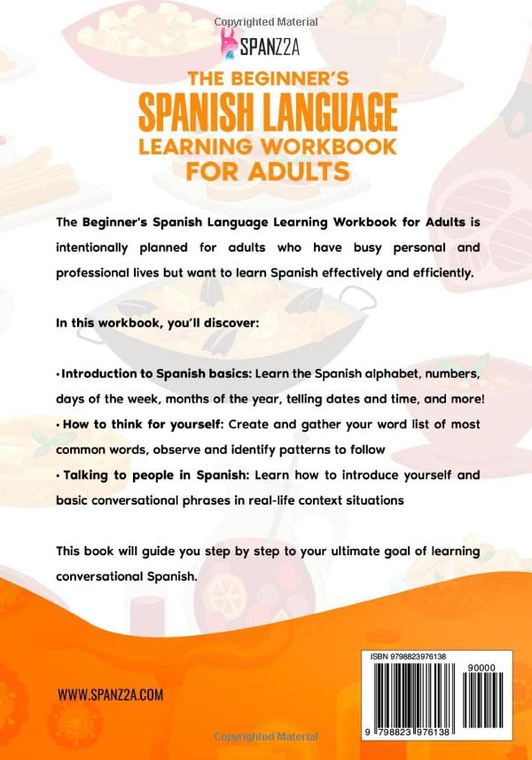 The Beginner’s Spanish Language Learning Workbook for Adults: A Level 1 Guide with Exercises to Learn Essential Words, Phrases, and Basic Sentences