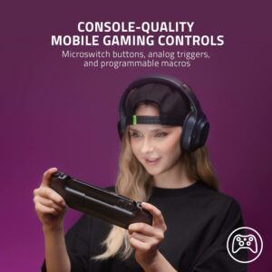 Razer Kishi V2 Mobile Gaming Controller for iPhone (Lightning): Console Quality Controls - Universal Fit w/ Extendable Bridge - Stream PC, Xbox, PlayStation Games - Customizable Triggers - Ergonomic