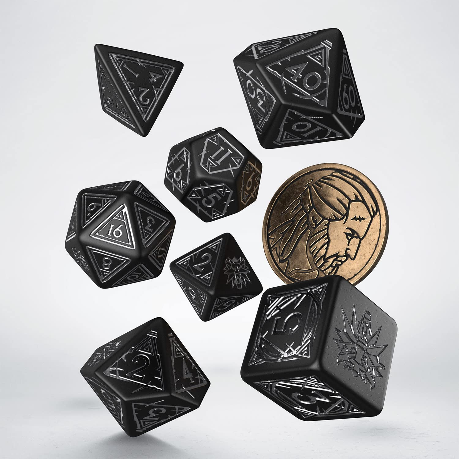 Q-Workshop The Witcher Dice Set. Geralt - Silver Sword