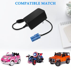 MULTIM 12V with Small Blue Plug Kid Trax Battery Charger Power Supply for Child Ride On Car Dodge Ram 3500 Beetle Mini Rideamales Scout Pony Josie Unicorn Disney Mickey Minnie Power Adapter Cord