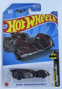 hot wheels 2022 _ batman: arkham asylum batmobile _ batman 2/5 _ brown