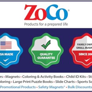 ZOCO - Practice School Bus Safety - Educational Coloring Books (50 Bulk Pack, Without Crayons) - Bus Driver Gifts - Games, Puzzles, Activities for Kids