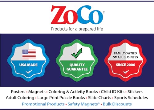 ZOCO - Practice School Bus Safety - Educational Coloring Books (50 Bulk Pack, Without Crayons) - Bus Driver Gifts - Games, Puzzles, Activities for Kids