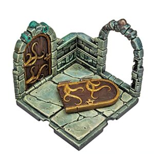 Archon Studio Pathfinder Terrain: Abomination Vaults Half-Height Walls, Small