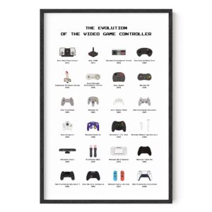 haus and hues retro video game posters for walls video game wall art and gamer poster gamer decor for boys room gamer wall art video game prints game room decor (24x36, unframed)