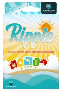 ripple card game - match, stack, and collect combos on your beach. easy to learn and fun for kids, teens, & adults.