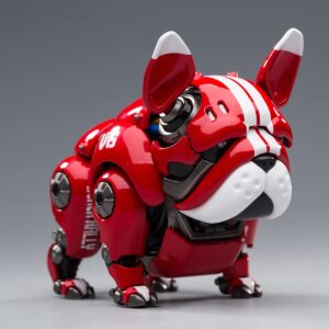 yagis-s mechanical dog collectibles, 6.1'' bulldog robot action figure, mechanical beast, puppy toys, car decoration 15+