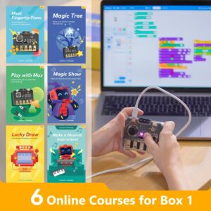 Makeblock NextMaker STEM Kit for Kids Ages 8-10, Educational Coding Kit with Rich Online Learning Resources, STEM Toys Science Kit Gift for Kids to Learn Coding Engineering Electronics