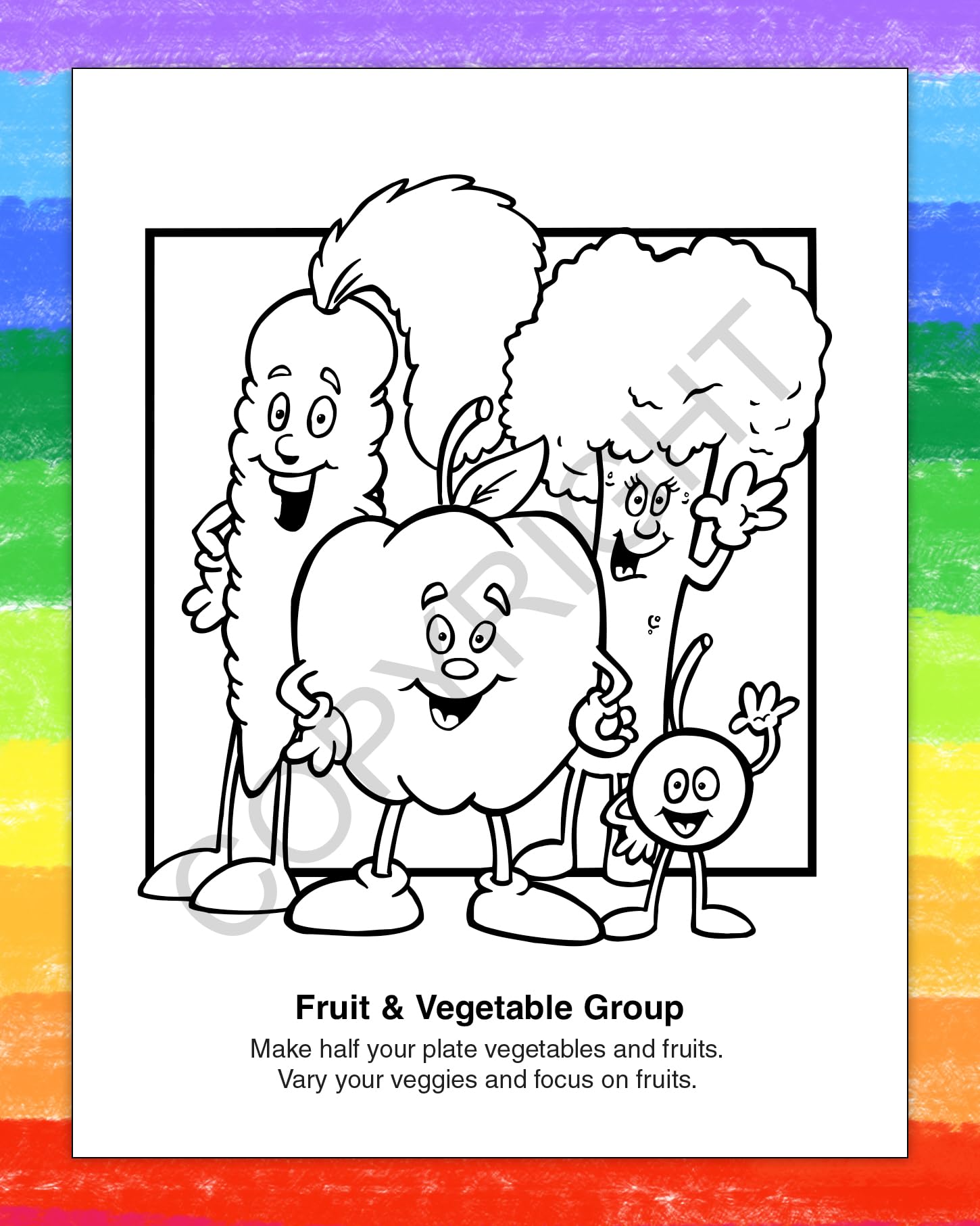 ZOCO - Eat Right, Eat Healthy - Educational Coloring Books (50 Bulk Pack, Without Crayons) - Learn Nutrition - Doctors, Nurse Handout - Games, Puzzles, Fun Activities for Kids