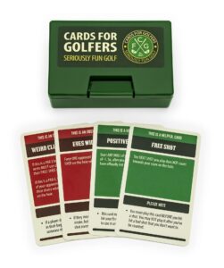 mindmade cards for golfers - make golf even more fun with this on-course card game