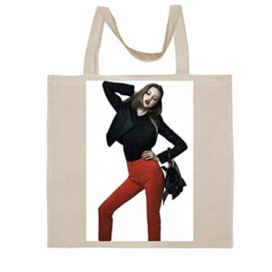 fc carino lindsey wixson - a nice graphic cotton canvas tote bag fca #fcag514762