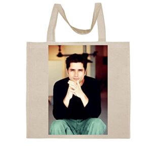 fc carino john stamos - a nice graphic cotton canvas tote bag fca #fcag545967