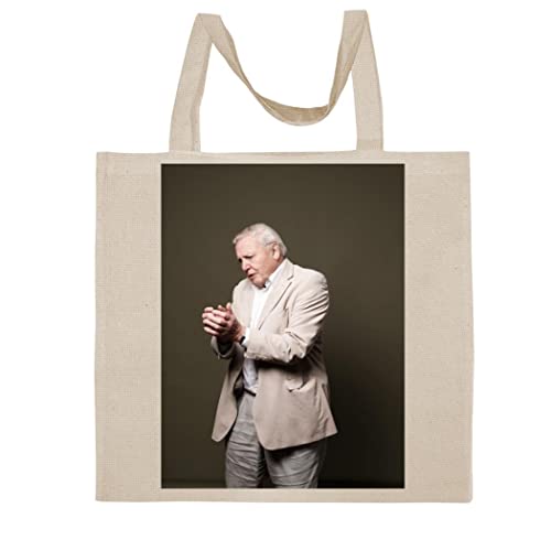 FC Carino David Attenborough - A Nice Graphic Cotton Canvas Tote Bag FCA #FCAG638218