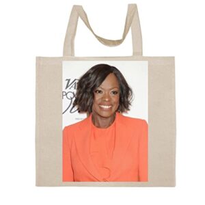 fc carino viola davis - a nice graphic cotton canvas tote bag fca #fcag1117948