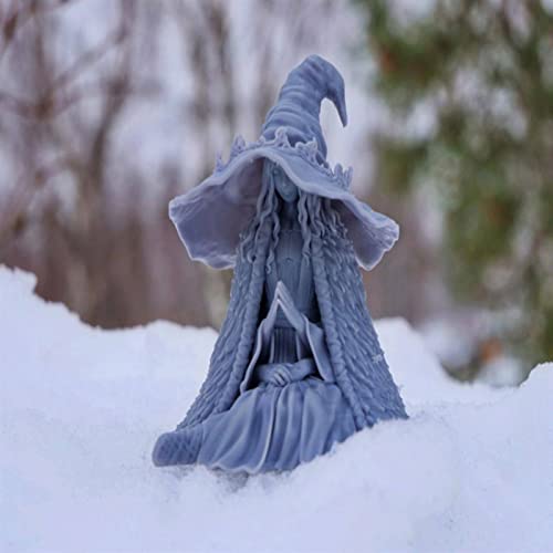 NA Ranni The Witch Elden Ring Statue, Mysterious Merchandise Figures with Detachable Hat,Elden Fans Gift, Decor Sculpture, Game Collection Ornaments, as shown, 10cm