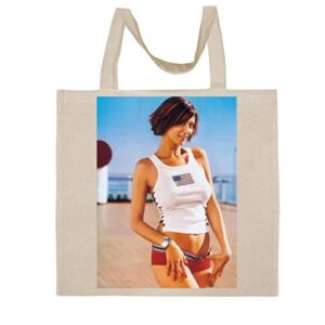 catherine bell - a nice graphic cotton canvas tote bag fca #fcag17574