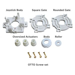 arcade otto diy v5 japanese version kit for sanwa jlf-tp-8yt joystick and hori hayabusa stick upgrade diy kits