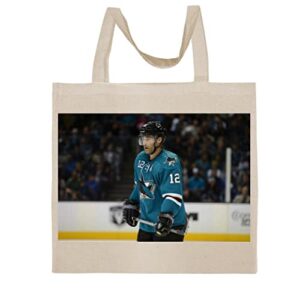 fc carino patrick marleau - a nice graphic cotton canvas tote bag fca #fcag690149