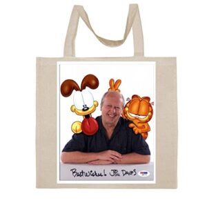 fc carino jim davis - a nice graphic cotton canvas tote bag fca #fcag715078