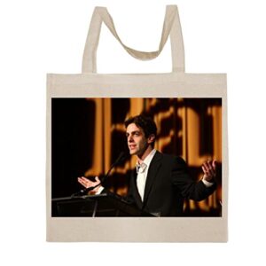 fc carino bj novak - a nice graphic cotton canvas tote bag fca #fcag332504