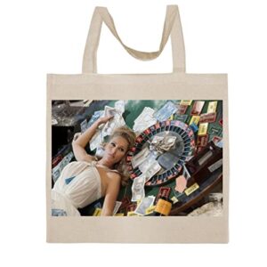 fc carino ursula andress - a nice graphic cotton canvas tote bag fca #fcag924094