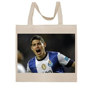 fc carino james rodriguez - a nice graphic cotton canvas tote bag fca #fcag702349