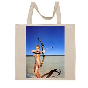 jamie pressly - a nice graphic cotton canvas tote bag fca #fcag60503