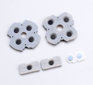 conductive adhesive rubber pad silicone pads buttons replacement for ps5 controller button kit