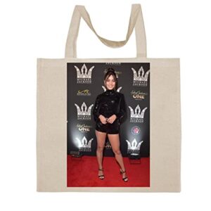 fc carino vanessa hudgens - a nice graphic cotton canvas tote bag fca #fcag2431865